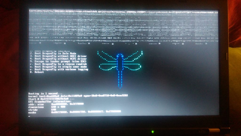 Booting, UEFI, and text consoles – DragonFly BSD Digest